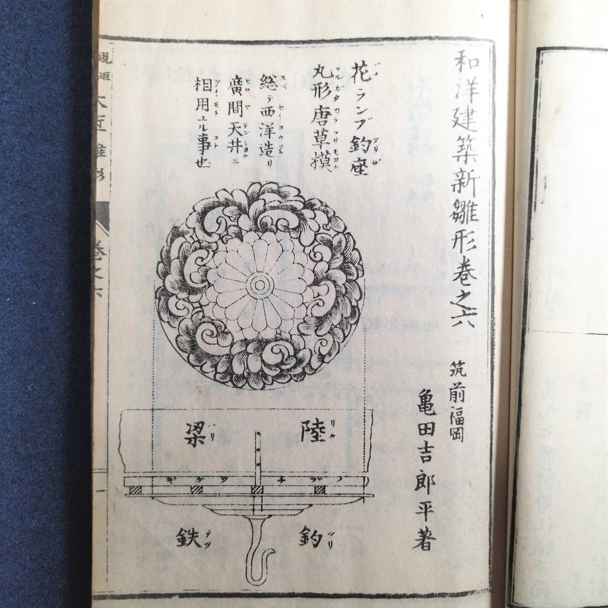 Y890 宮大工 西洋建築 絵入 和洋建築新雛形 6 設計 図面 デザイン 亀田吉郎平著 大正 時代物 古典籍 古文書 古美術 木版 和本 古書 /【Buyee】 Buyee ...