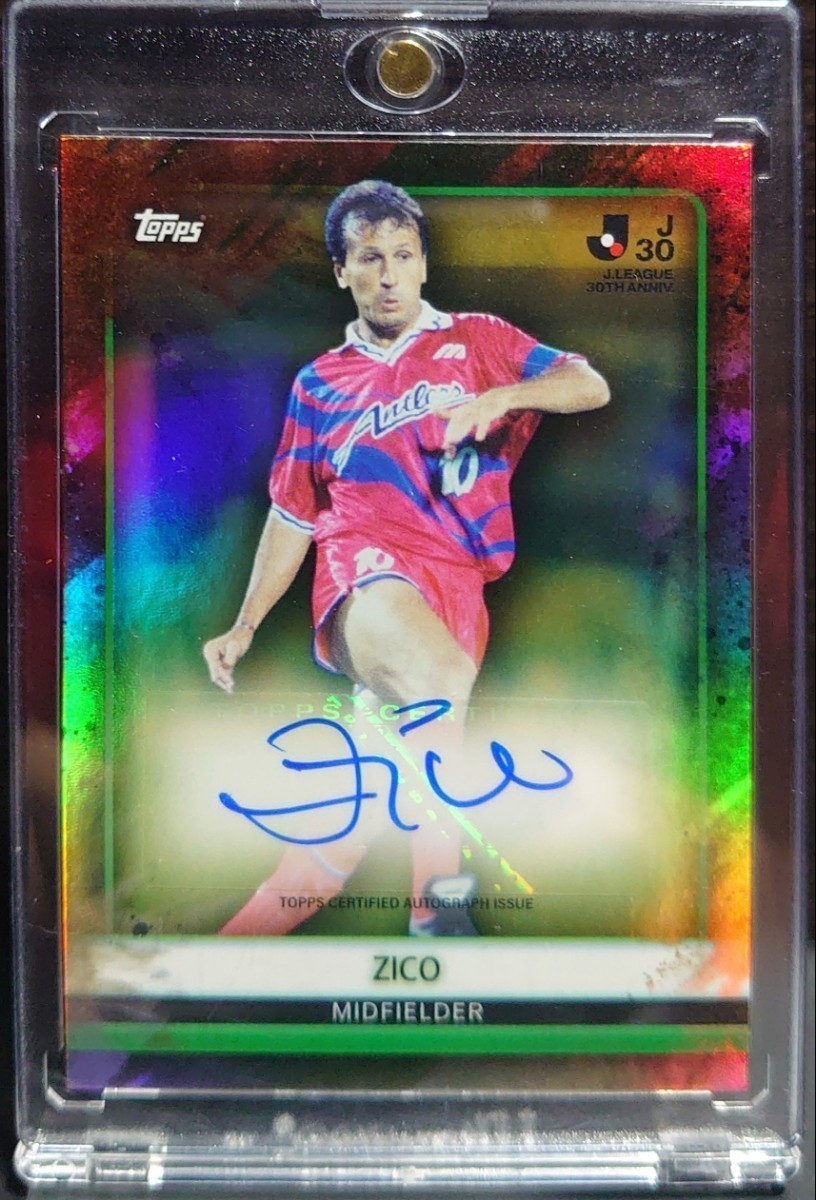 Topps J-league 30th anniversary special trading card Jリーグ 30周年 ジーコ ZICO ...