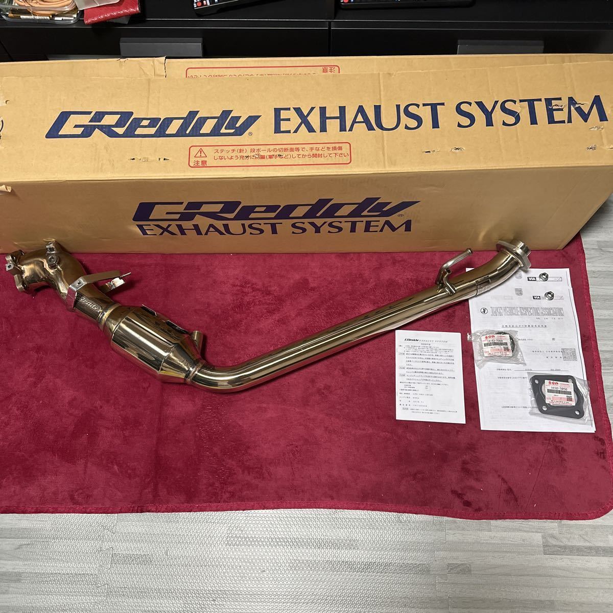 JB64W GReddy スポーツキャタライザー トラスト キャタ 触媒 ジムニー ステンレス メタル フロントパイプ 3BA R06A マフラー 中間パイプ /【Buyee】