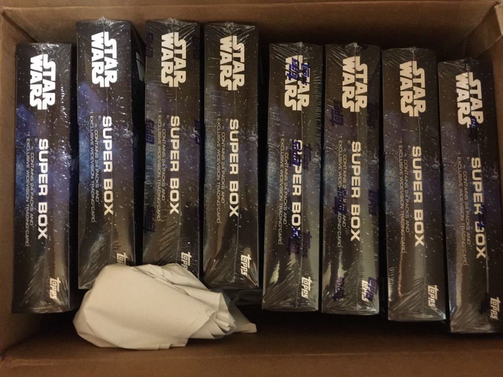 新品 1ケース 2023 topps star wars flag ship hobby super box 8box マンダロリアン アソーカ 直筆サイン 1/1 ボバフェット ルーク ...