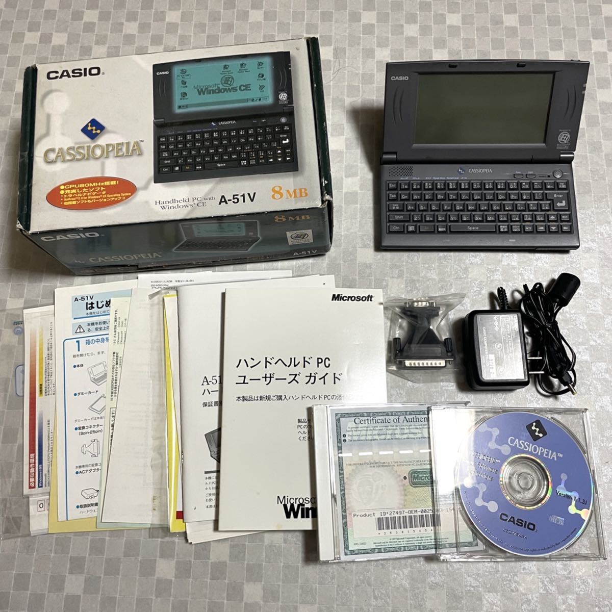 【当時物】CASIO カシオ カシオペア CASSIOPEIA A-51V 8MB Windows CE ウィンドウズ Microsoft ...