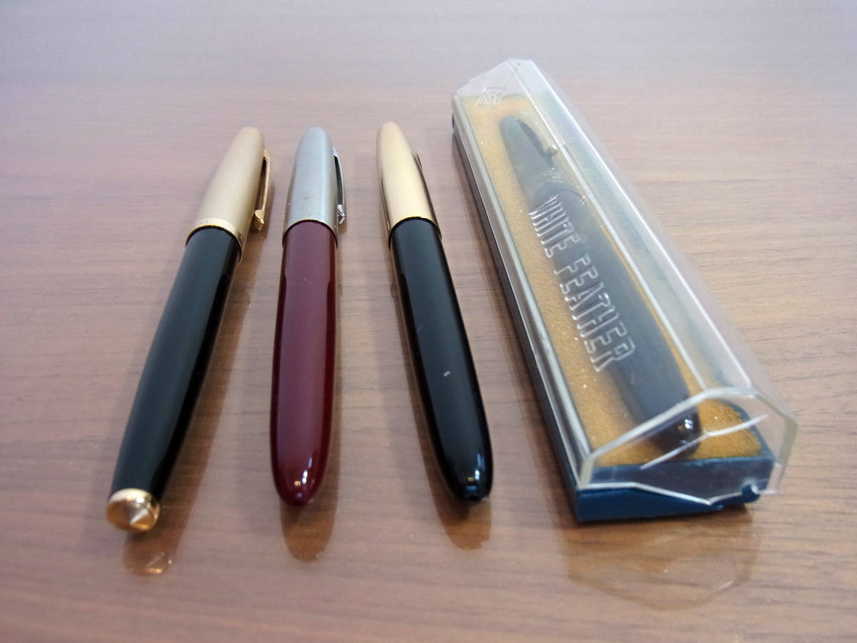 ＊古い 万年筆 中国製 HERO・WHITE FEATHER・KIN SIN／4点 /【Buyee】 Buyee - Japanese ...