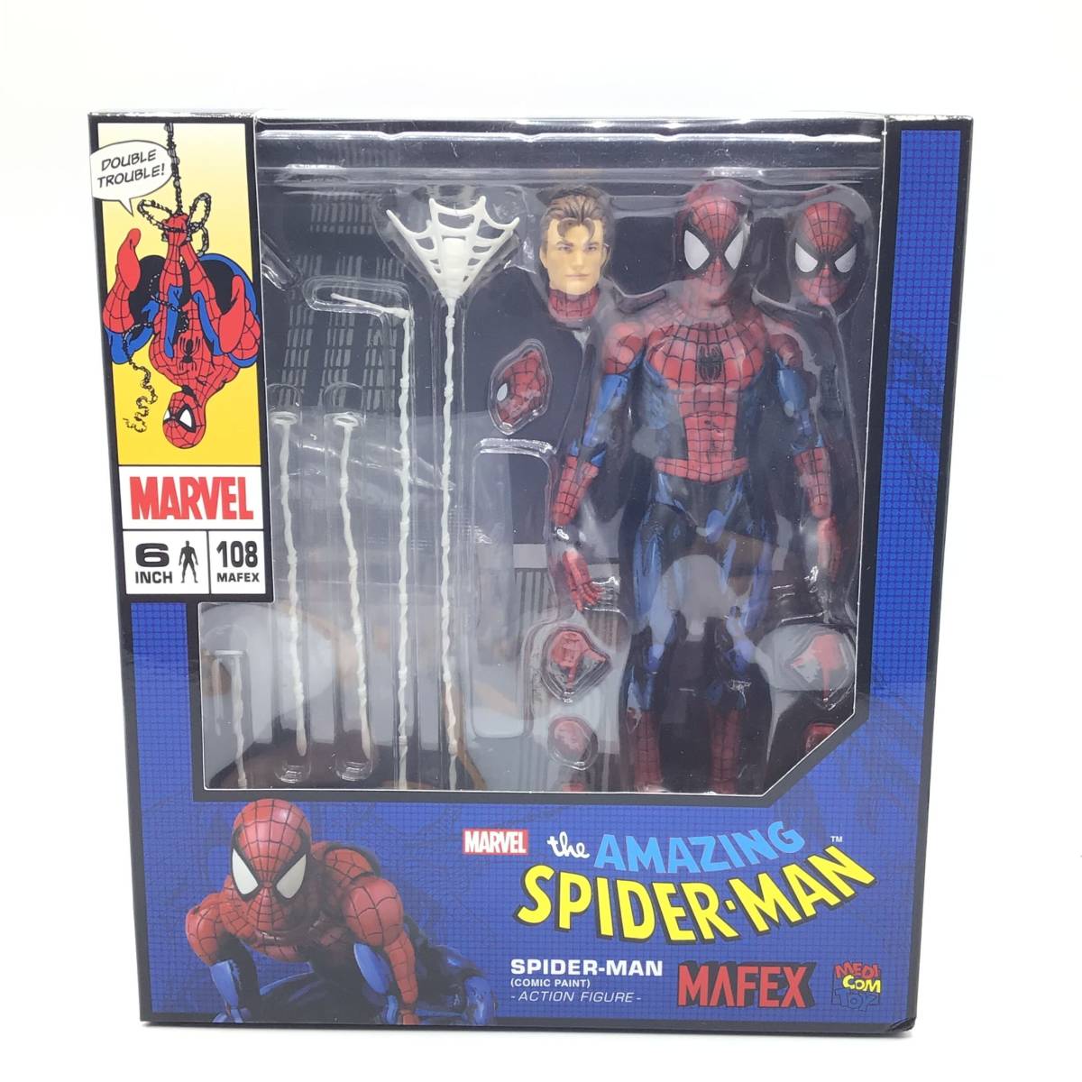 【8420】メディコム マフェックス スパイダーマン コミックペイント MAFEX No.108 SPIDER-MAN COMICPAINT ...