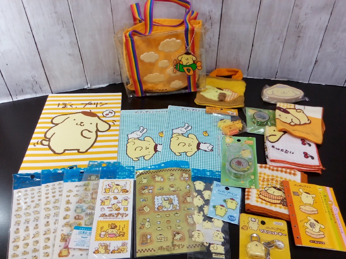 サンリオ ポムポムプリン 《大量セット》《未開封品あり》20点 ビニールバッグ シール メモ帳ほか 3B154 【80】 /【Buyee】 Buyee - Japanese Proxy ...