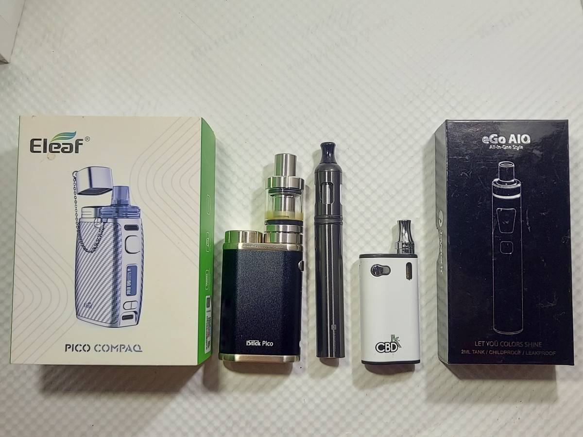 ★VAPE★iStick Pico/Eleaf PICO/VAPORESSO/CBD FXJoyetech/ベイプ盛り 作動未確認 未使用あり ...