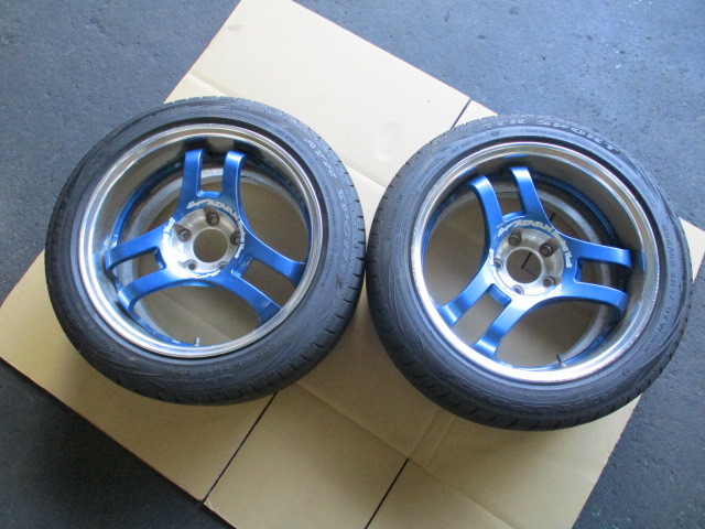 Σ5H 田 ヨコハマ Super ADVAN Racing Ver.2 SA3R 17インチ 9JJ OFF35 PCD114.3 5穴 ...