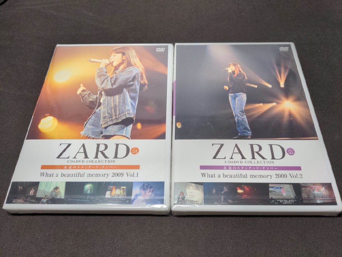 未開封 ZARD CD＆DVDコレクション 54,55 / What a beautiful memory 2009 Vol.1,2 / 2本セット/ DVDのみ / ca158 ...
