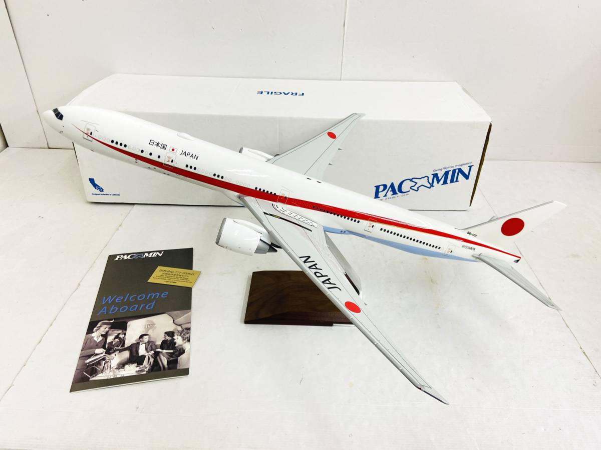 (19719) 【飛行機/模型】PACMIN BOEING 777-300ER 次期政府専用機モデル 1/100スケール [JAPAN/パック ...