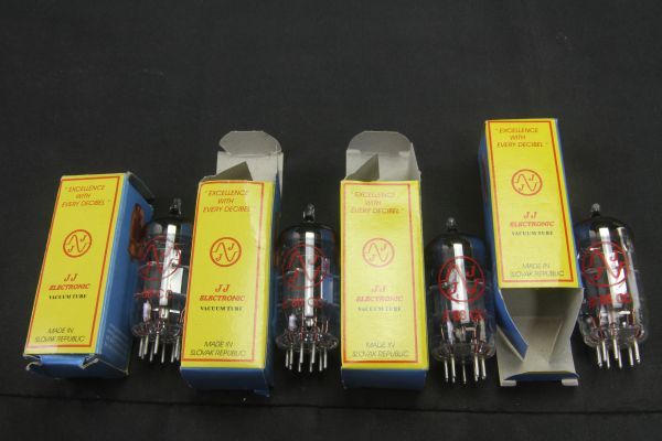 真空管 E88CC JJ ELECTRONIC 4本まとめて 未使用保管品と思われる 現状にて 検索→HiFi ハイエンド アンプ ...