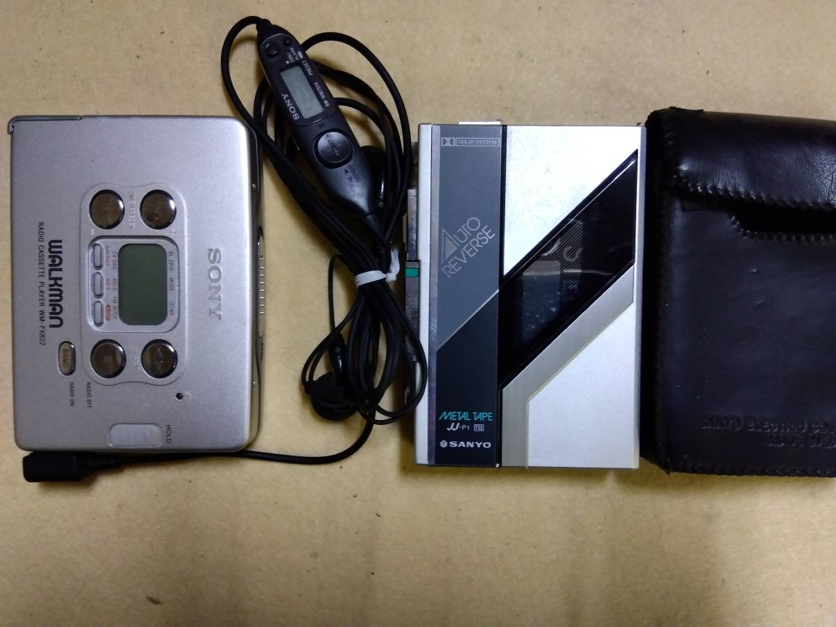 レトロ SANYO JJ-P1 ステレオカセットプレーヤー METAL TAPE&SONY ウォークマン カセットプレーヤー WM-FX822 2点セット ジャンク /【Buyee ...