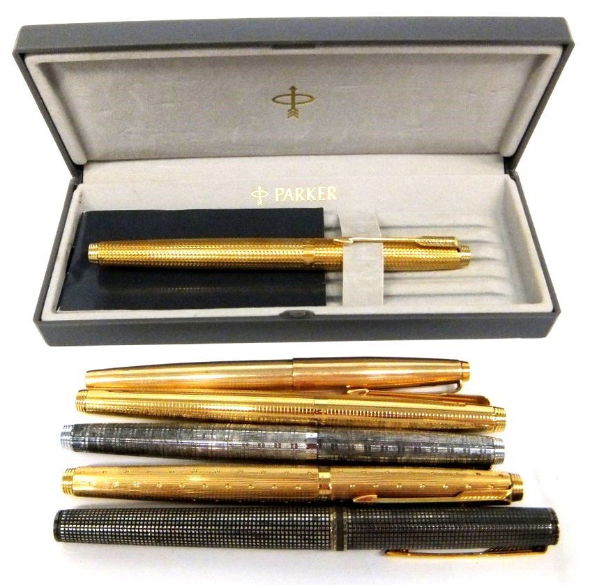 1円～ おたからや Y0717 PARKER パーカー 万年筆 ペン先18K×3/14K×3 計6点 ※変色/傷汚れあり/筆記未確認 /【Buyee】 Buyee - Japanese ...