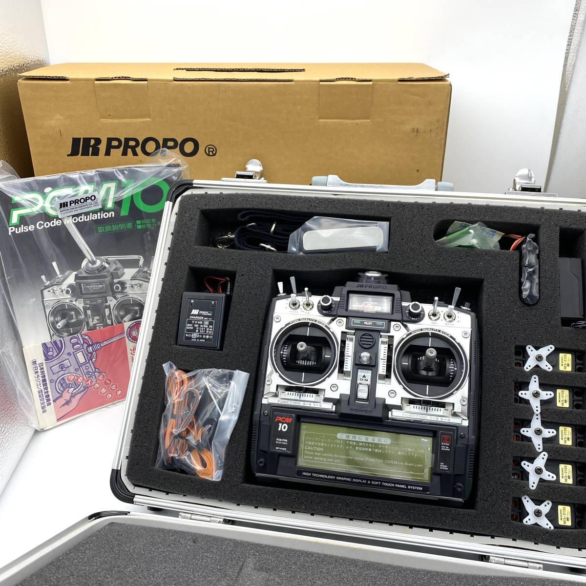HY0891 JR PROPO プロポ PCM-10 フルセット A10C 5SFR コンプ 説明書 サーボ 付属品あり ラジコン RC用送信機 RC ラジオコントロール /【Buyee ...
