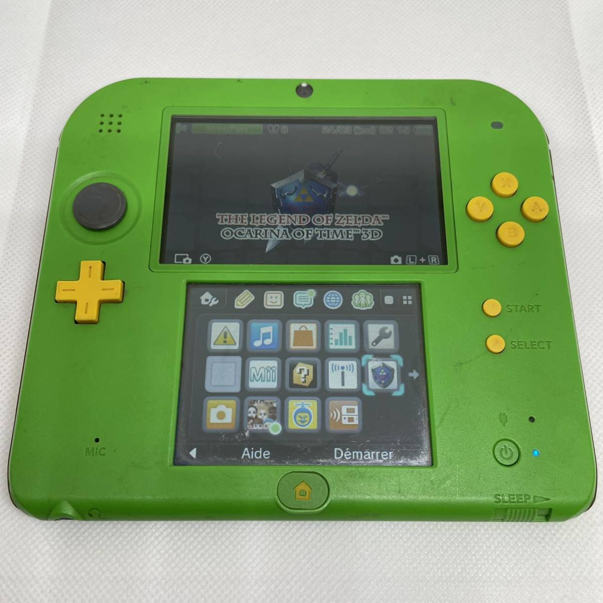Nintendo 2DS Legend of Zelda Ocarina of Time 3D Edition(USA)☆北米版 激レア 並行 ...