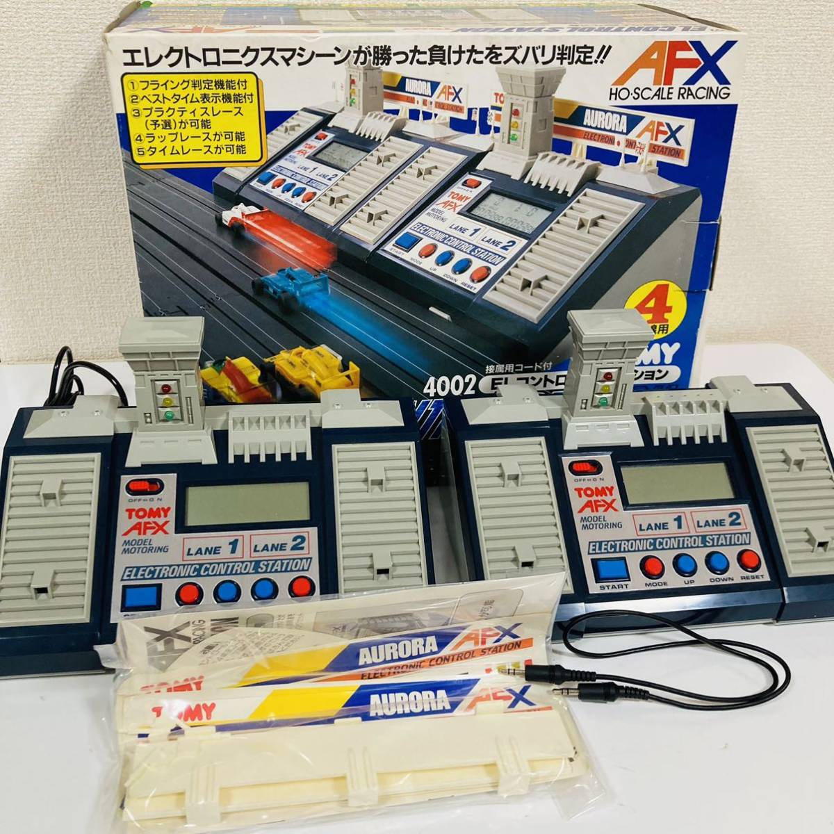 【☆極美品☆】TOMY AFX EL CONTROL STATION コントロールステーション 4002 (ミニカー HOスケール 昭和レトロ ...