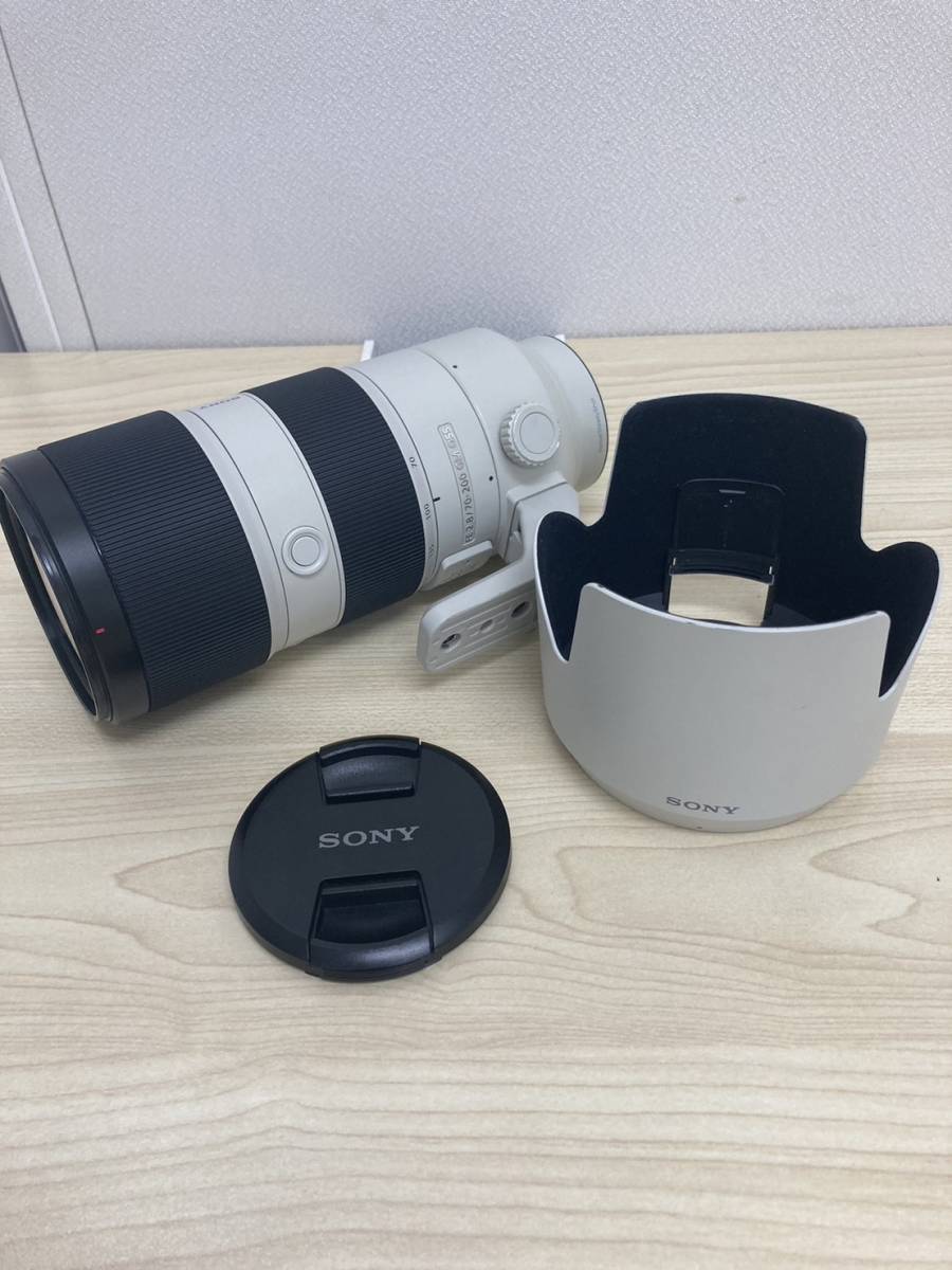 美品ジャンク★SONY ソニー G FE2.8/70-200 GM OSS 0.96m/3.15ft SEL70200 GM レンズフード 望 ...