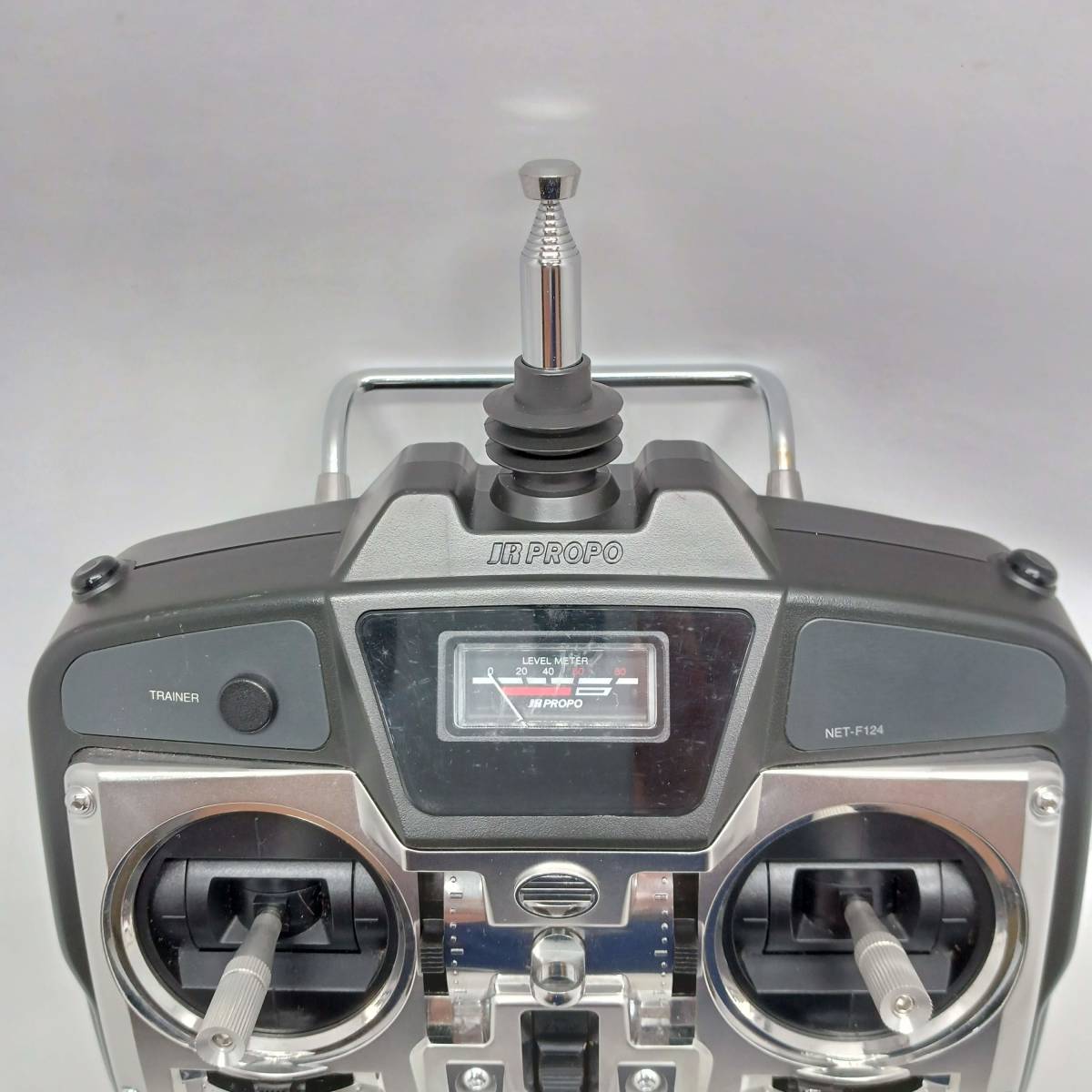JR PROPO F400 プロポコントローラー NET-F124 4CH ラジコン ヘリ 操縦機 送信機 ホビー 玩具 動作未確認 現状品 ...