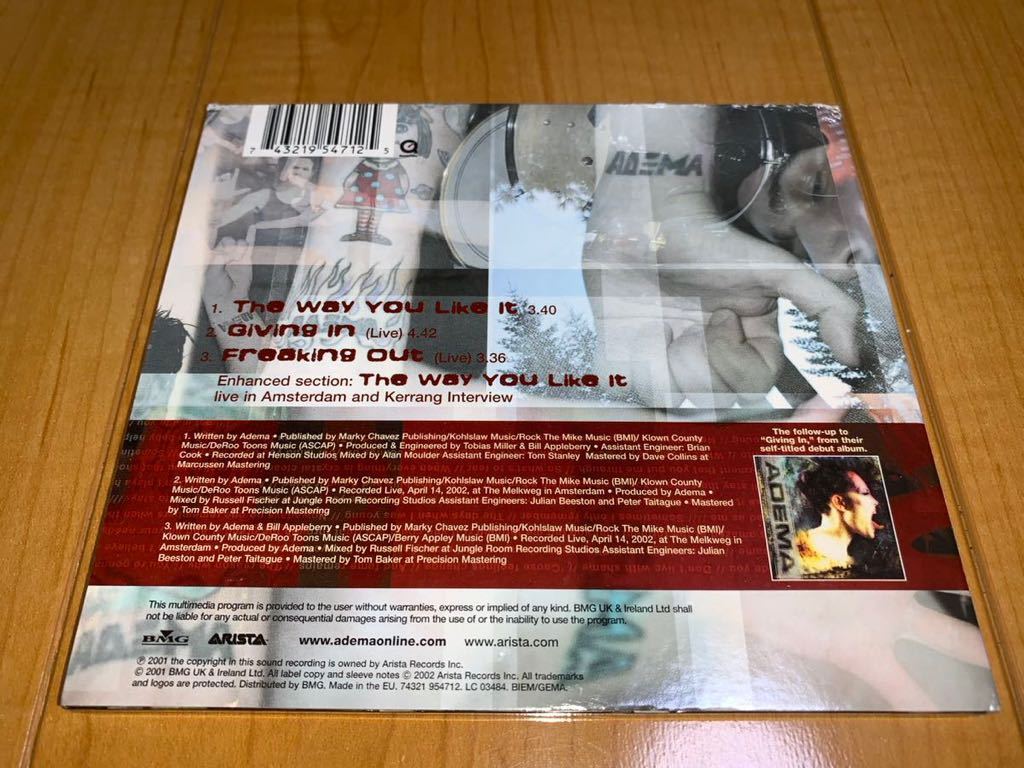 【即決送料込み】ADEMA / アディーマ / The Way You Like It 輸入盤シングルCD /【Buyee】 Buyee - Japanese Proxy Service ...