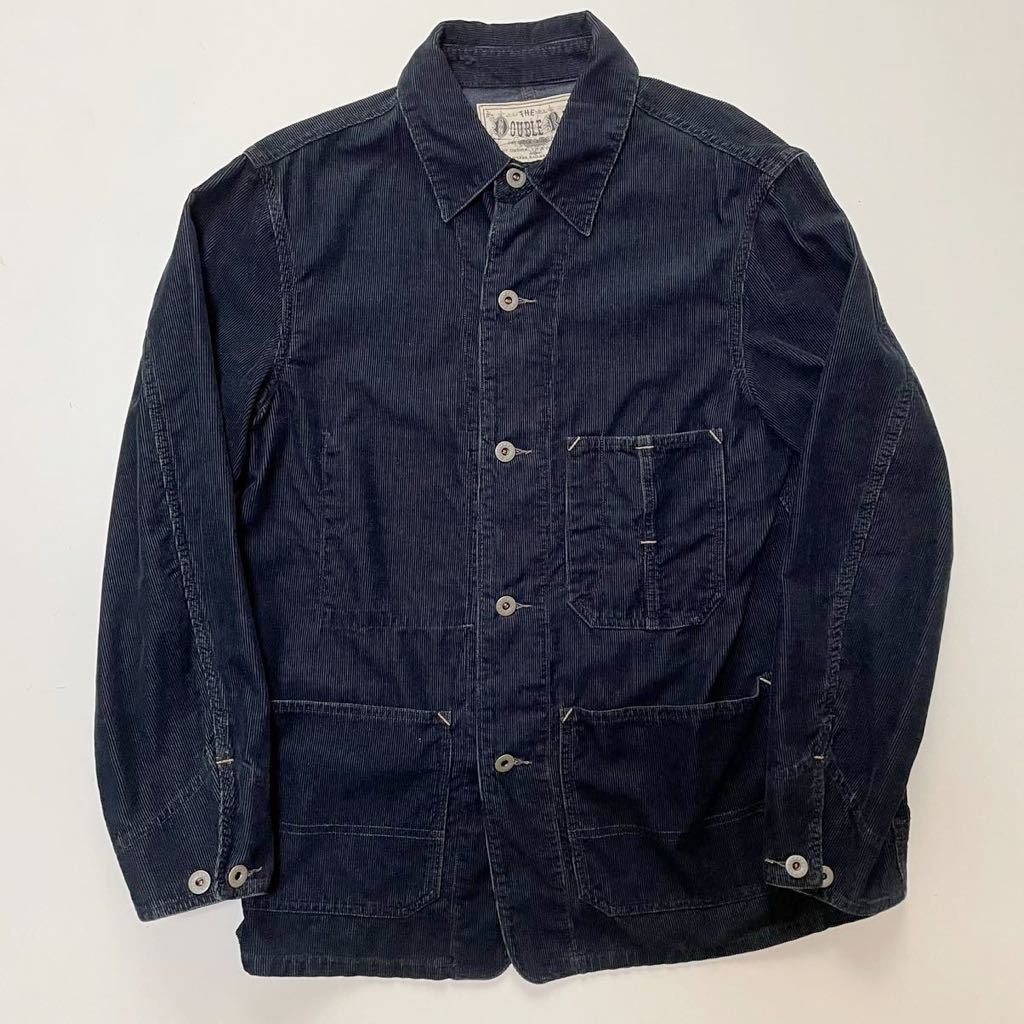 【傑作】RRL “Indigo Corduroy Chore Jacket” S インディゴ コーデュロイ カバーオール チョア ジャケット Ralph Lauren ヴィンテージ ...