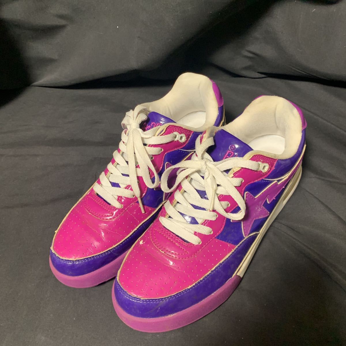 BAPE STA パープル スニーカー FS-034 27㎝ A BATHING APE BAPESTA ベイプスタ /【Buyee ...