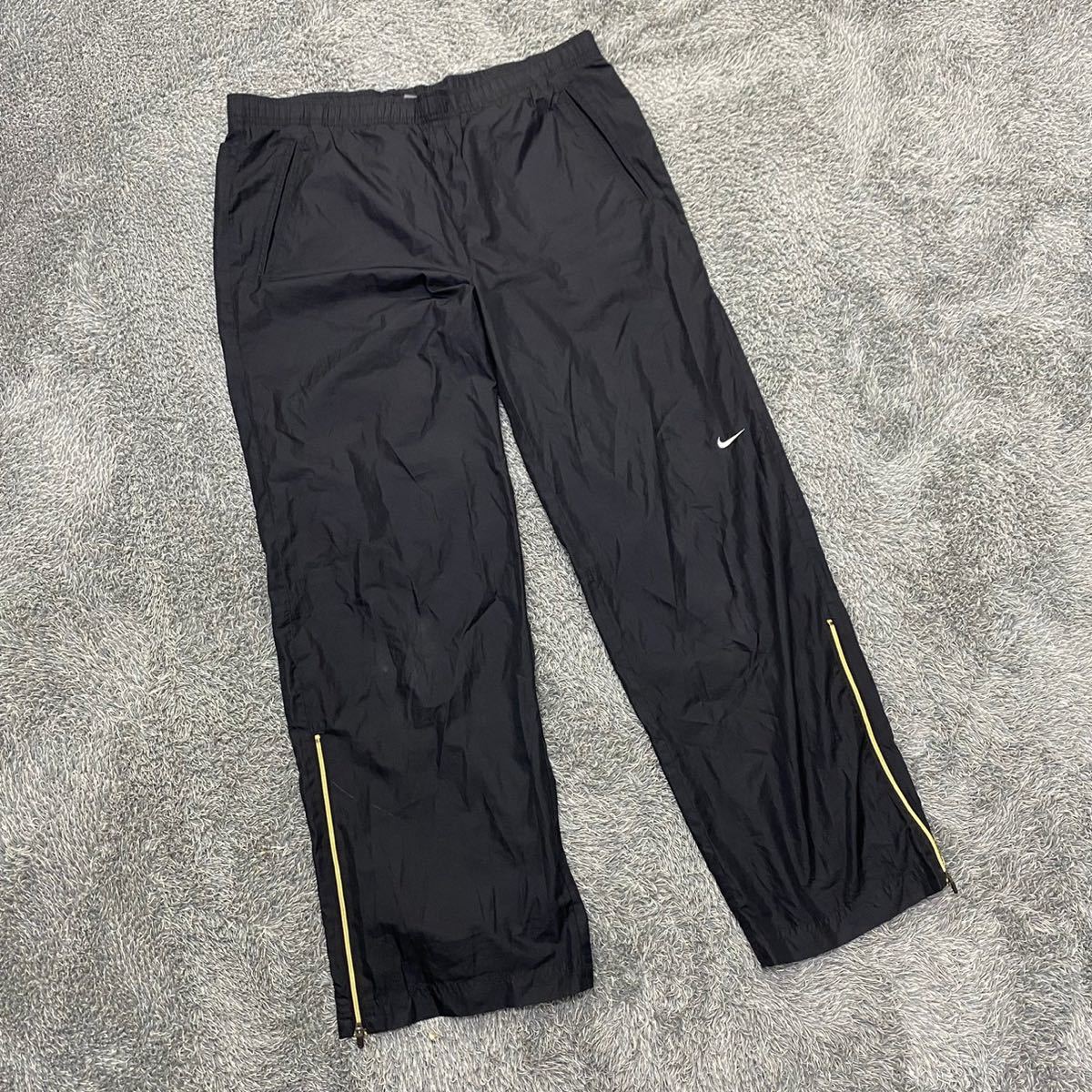 NIKE ナイキ ナイロンパンツ シャカパン シャカシャカ サイズL ブラック 黒 メンズ ボトムス 最落なし （J8） /【Buyee ...