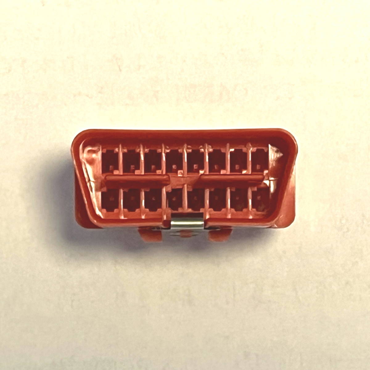 OBD2ローコスト赤カプラー【50個セット】(OBD-II DLC3コネクタ)ダイアグ車両診断16ピンコネクタ（J1962M J1962F ...