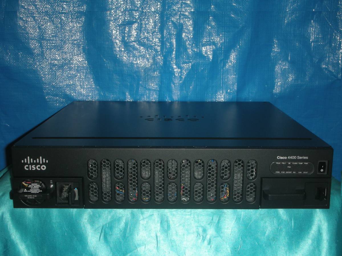 ☆w/1*NIM-ES2-4, Cisco 4400 [ISR4451-X/K9 V09]！(#F1-254)「140サイズ」☆ ...