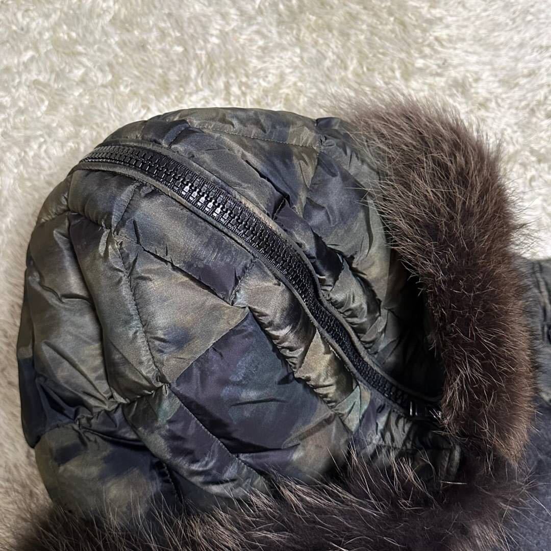 【現行品/極美品/レアモデル】MONCLER モンクレール ダウンジャケット コート パーカー DEJAN デジャン メンズ N-3B 迷彩 ...