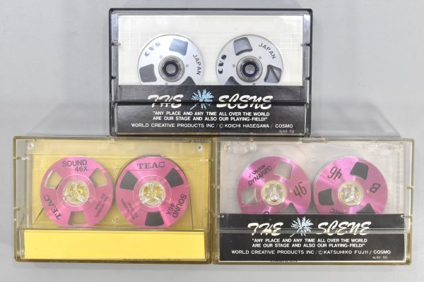 当時物 TEAC Victor ECHO オープンリールタイプ カセットテープ 3点セット オープンリール DYNAREC CVS SOUND46 録音 レトロ Ja-124G/111 ...