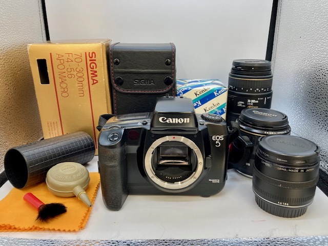 A4617 ★Canon EOS 5＋レンズ3点セット★中古品 ジャンク品 /【Buyee】 Buyee - Japanese Proxy ...