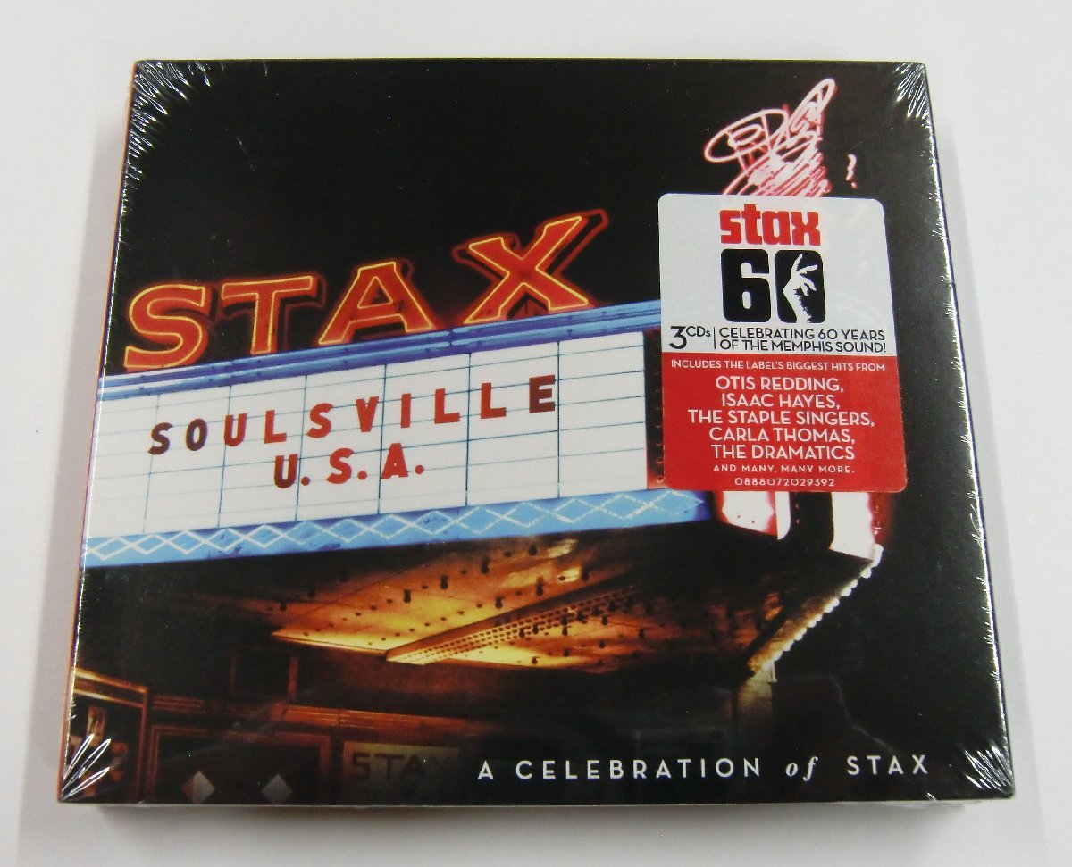 CD SOULSVILLE U.S.A/A SELEBRATION of STAX STAX設立60周年記念ベスト・コンピ 3枚組CD-BOX ...