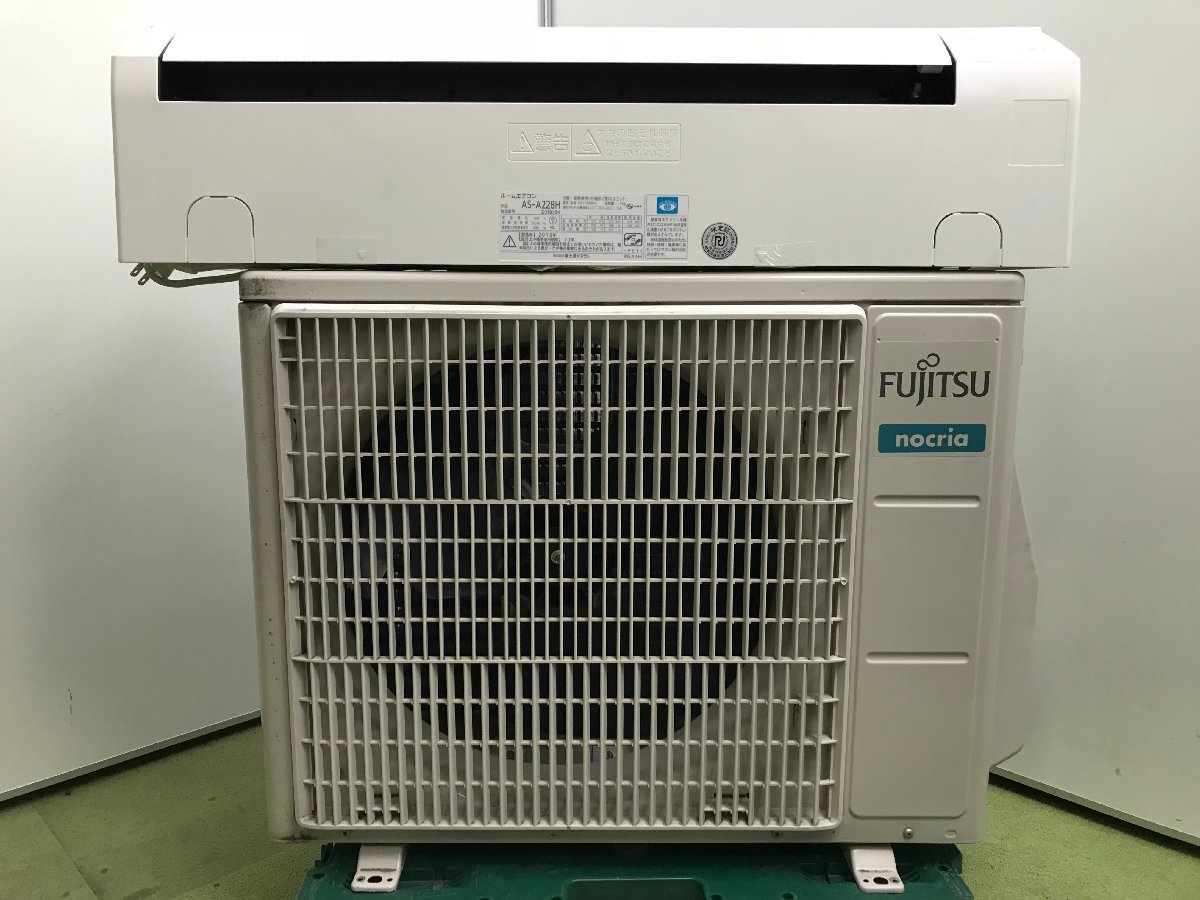 美品 FUJITSU 富士通ゼネラル ルームエアコン ノクリア AS-A228H おもに6畳用 6畳～9畳 2.2kW 100V 2018年製 暖房 除湿 YD10013su /【Buyee ...