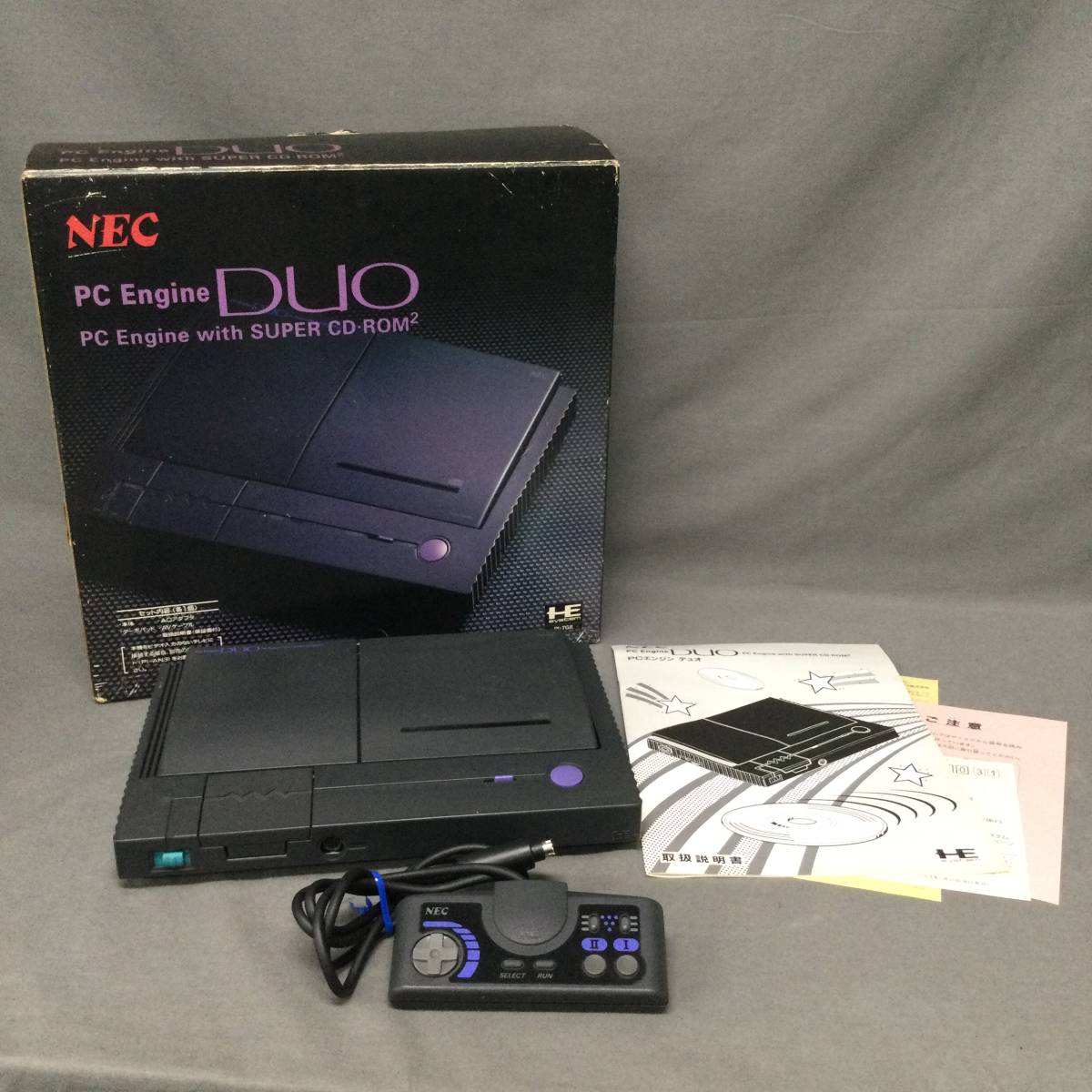 051011 246371 NEC PCエンジンDUO PC Engine with SUPER CD-ROM2 デュオ PI-TG8 通電未確認 ジャンク品 箱付き /【Buyee ...