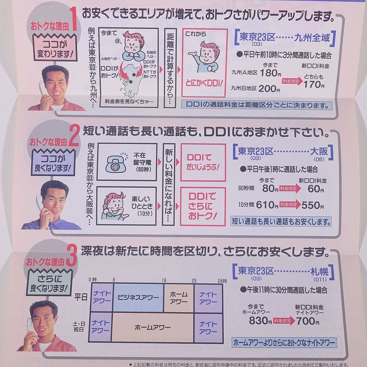 DDI チラシ 1点 第二電電株式会社 KDDI 柳葉敏郎 /【Buyee】 Buyee - Japanese Proxy Service ...