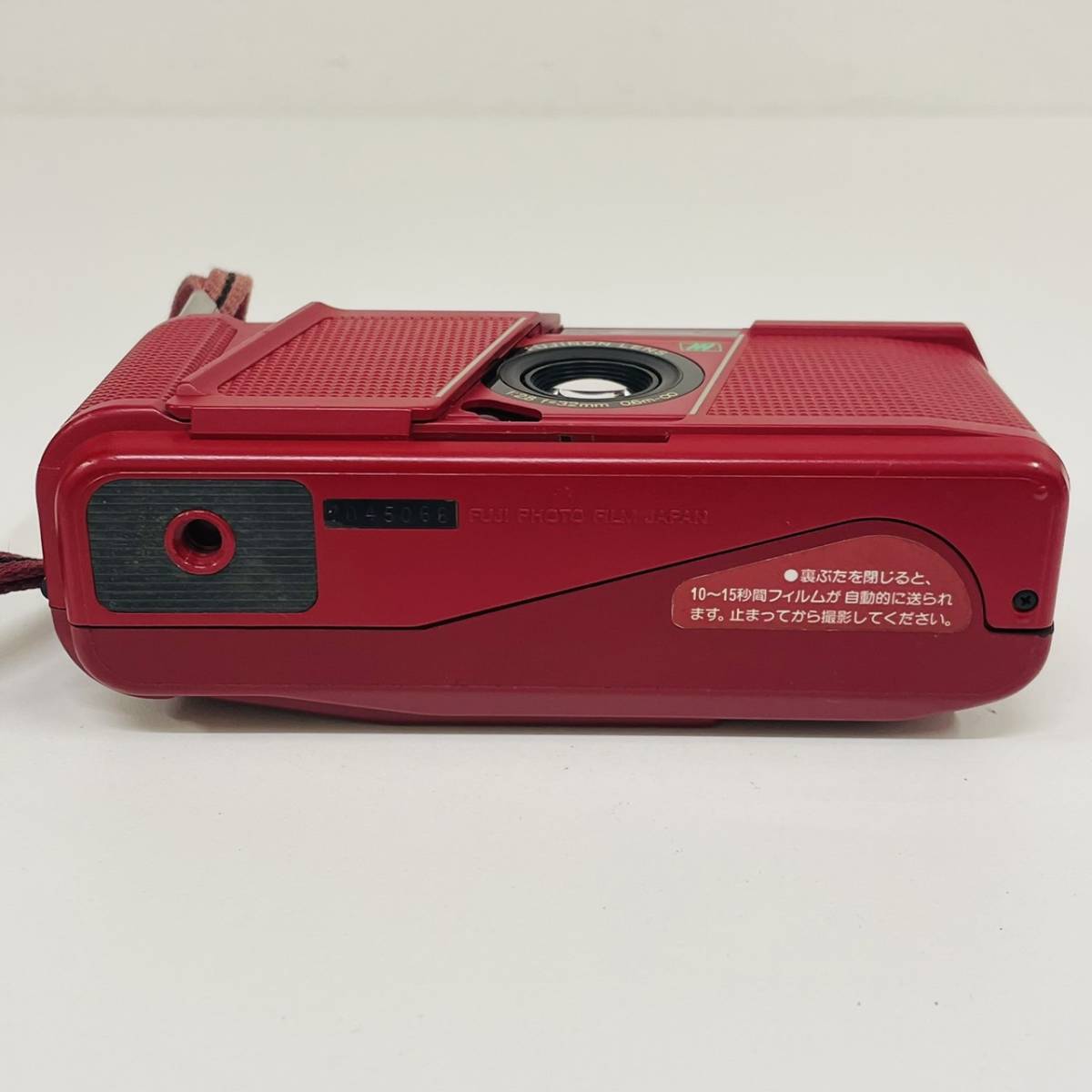 FUJI DL-200Ⅱ DATE AUTO FOCUS PRE-WINDING DX DROP IN LOADING 動作未確認 レッド ...