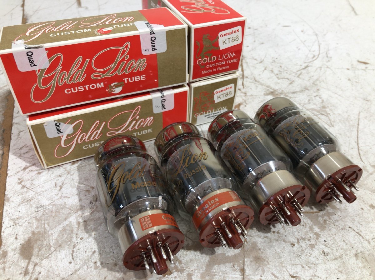 Genalex ジェナレックス GOLD LION ゴールドライオン KT88 真空管 4本セット ロシア製 E075C158 /【Buyee ...