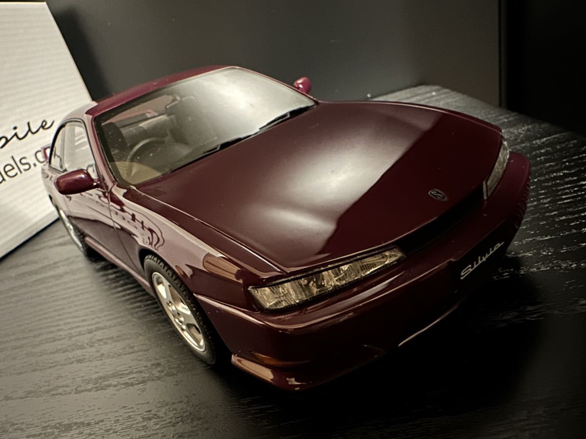 [絶版品] 1/18 Otto Mobile Nissan Silvia K's S14 Purple OTM210 OT210 Kyosho 京商 オットー 日産 シルビア 後期 ...