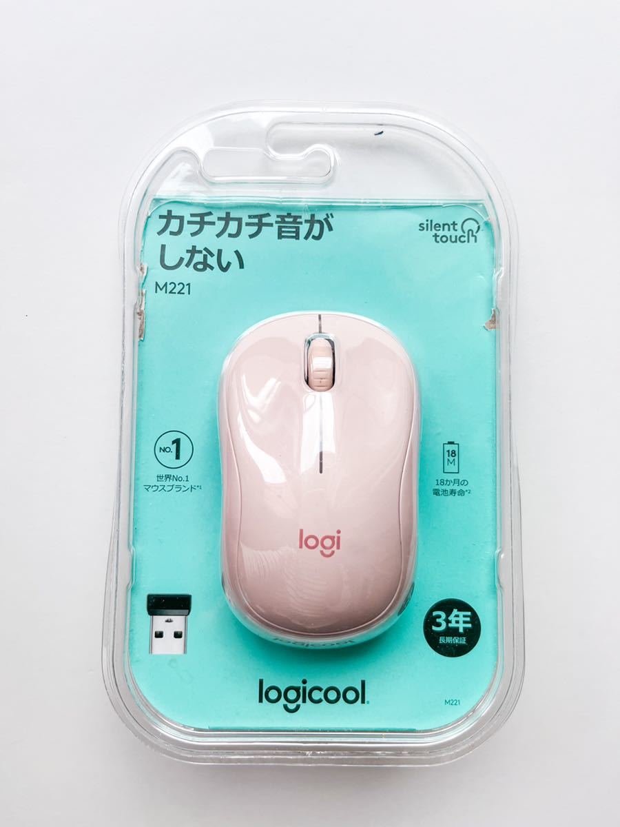 Logicool ロジクール マウス M221 ワイヤレス USB 静音サイレント ピンク ローズ /【Buyee】 Buyee ...