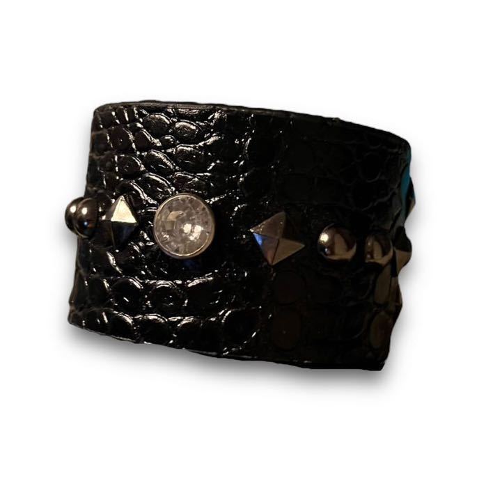 00’s MIDAS Archive Leather Studs Bangle ミダス アーカイブ バングル lgb ifsixwasnine ...
