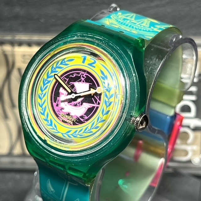 Swatch スウォッチ Scuba 200 SHIP OF GLORY スクーバ クオーツ 腕時計 SDG105 新品電池交換済み 時計 ...