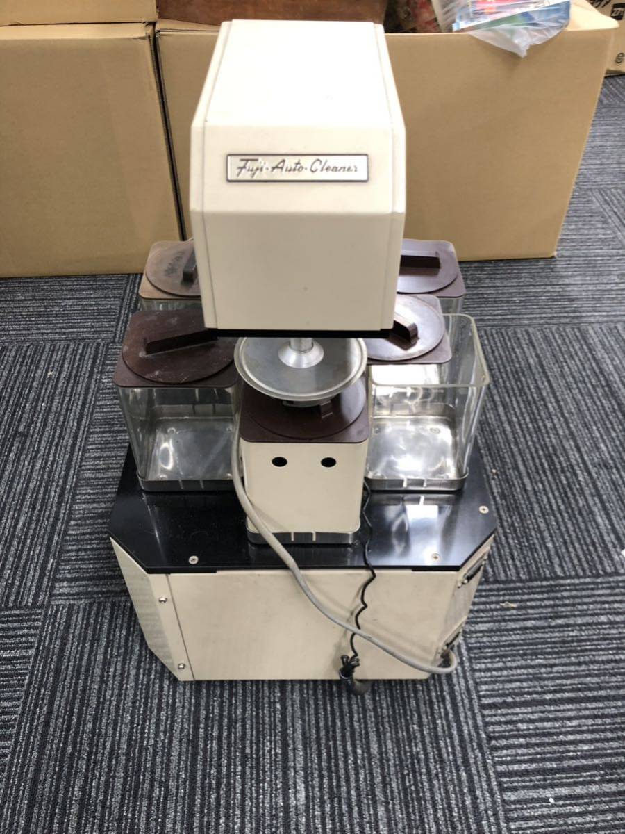 川 11011108 富士電子工業 Fuji Auto Cleaner フジオートクリーナー CL-101 時計用 全自動超音波洗浄機 動作品 ...