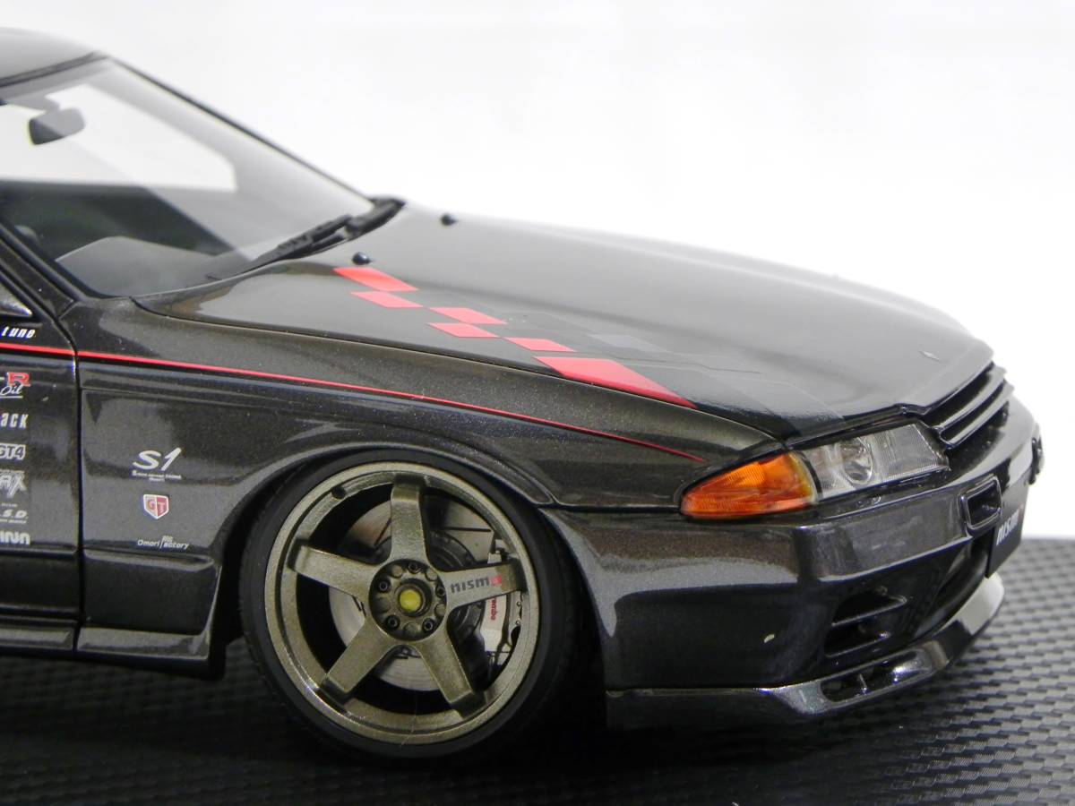 IG 1/18 ニスモ GT-R BNR32 S1 NISMO LMGT4 RECARO ニスモストライプ イグニッションモデル 0087 Nismo R32 GT-R S-tune Gun ...