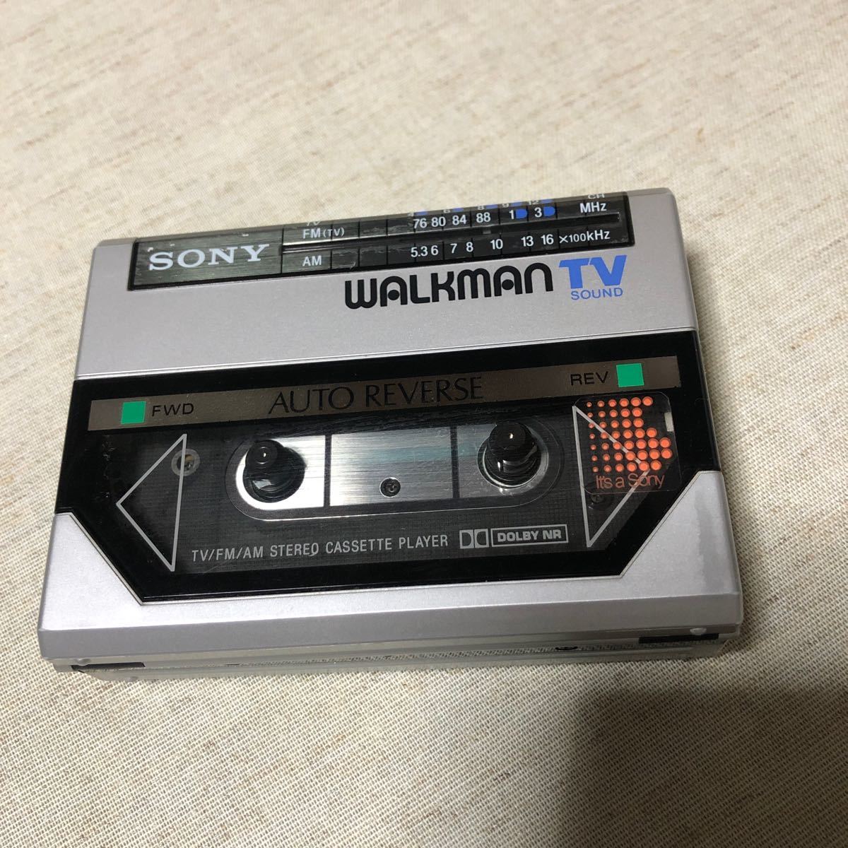 ジャンク SONY ソニー TV/FM/AM ステレオカセットプレーヤー WALKMAN TV WM-F55 ウォークマン /【Buyee ...
