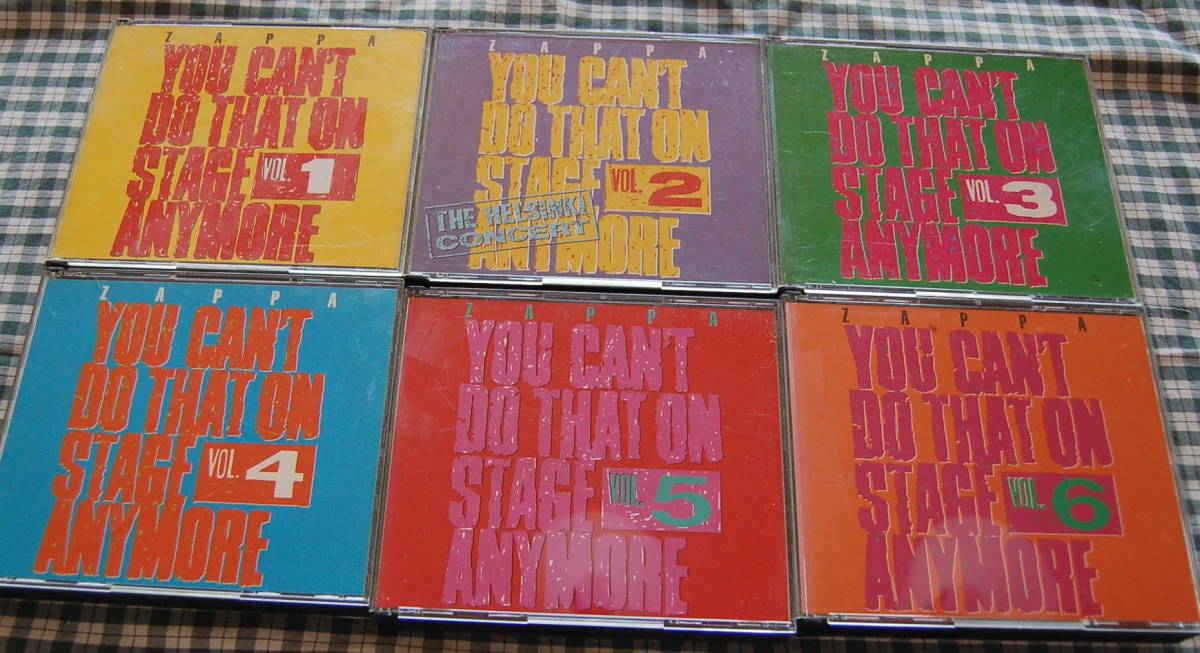 名演奏【送料無料】Frank Zappa YCDTOSA すべて【You Can't Do That on Stage Anymore】2枚組 ...