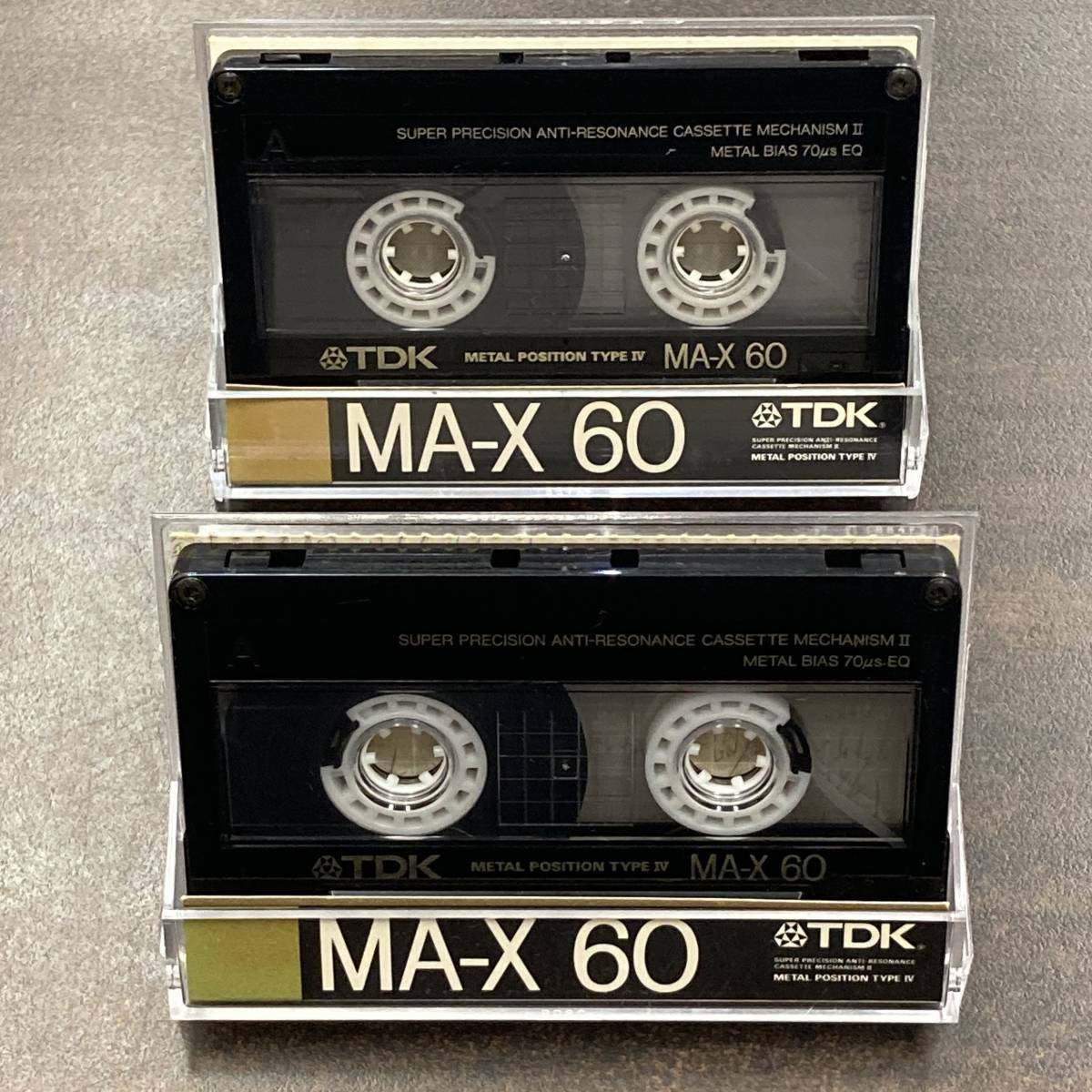 0864T TDK MA-X 60分 メタル 2本 カセットテープ/Two TDK MA-X 60 Type IV Metal Position Audio Cassette /【Buyee ...