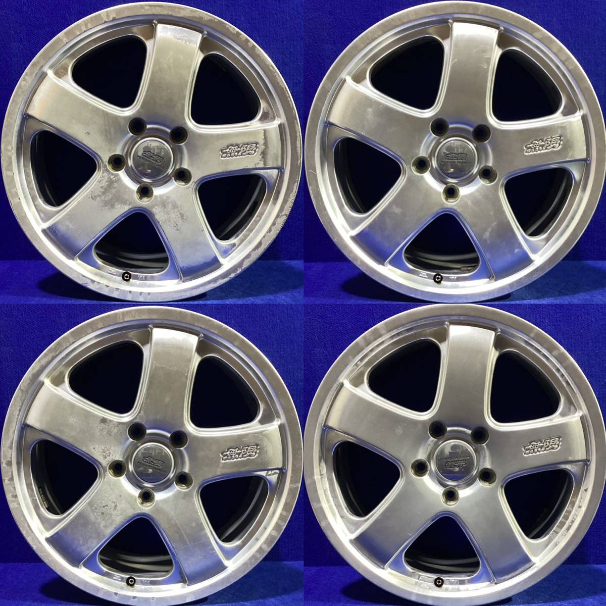 希少＊無限(MUGEN) M5＊17インチホイール＊17x7JJ/オフセット+53/PCD114.3-5H＊4本セット /【Buyee ...