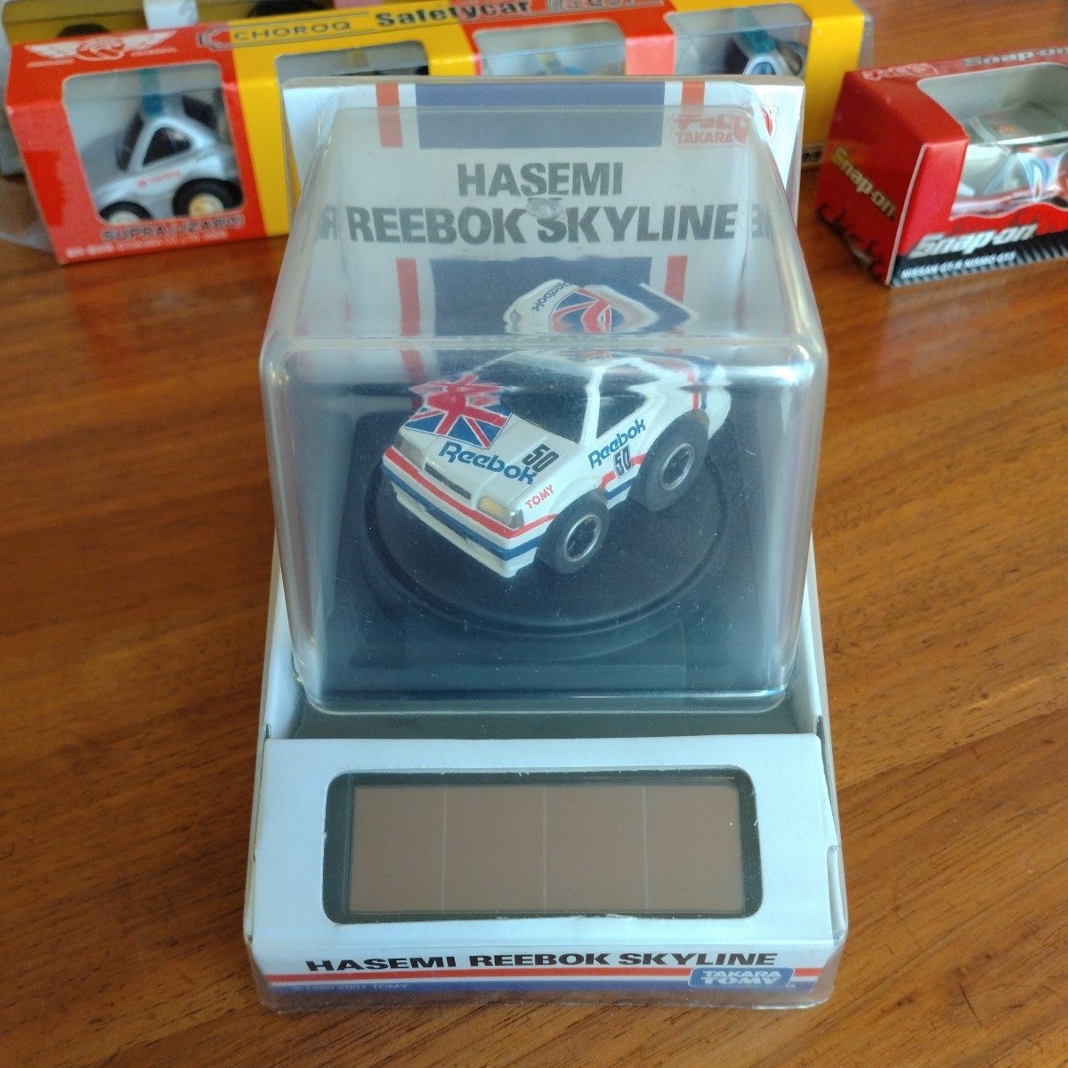 《未開封》 タカラトミー チョロQ HASEMI REEBOK SKYLINE ターンテーブル ハセミ リーボック スカイライン ...