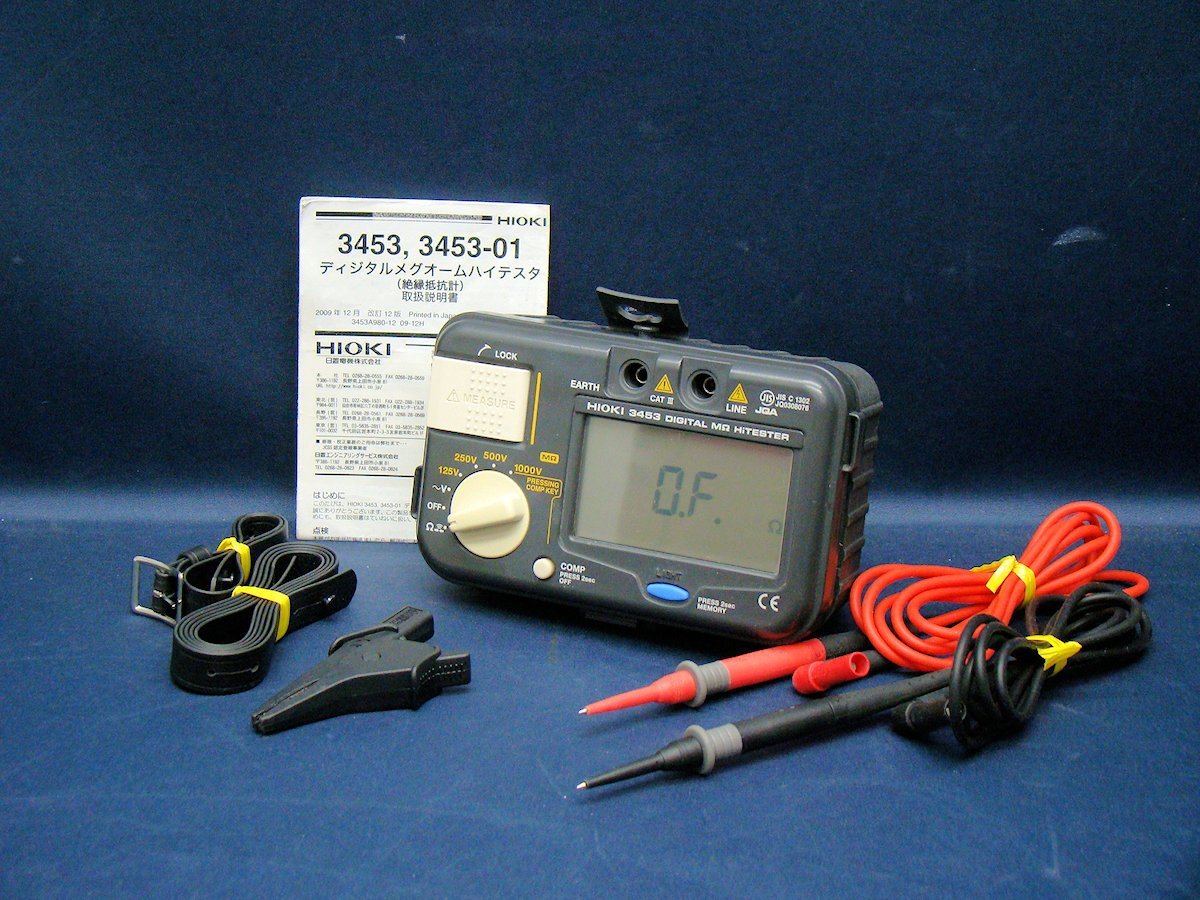HIOKI 日置 3453 デジタルメグオームハイテスタ 絶縁抵抗計 中古 /【Buyee】 Buyee - Japanese Proxy ...