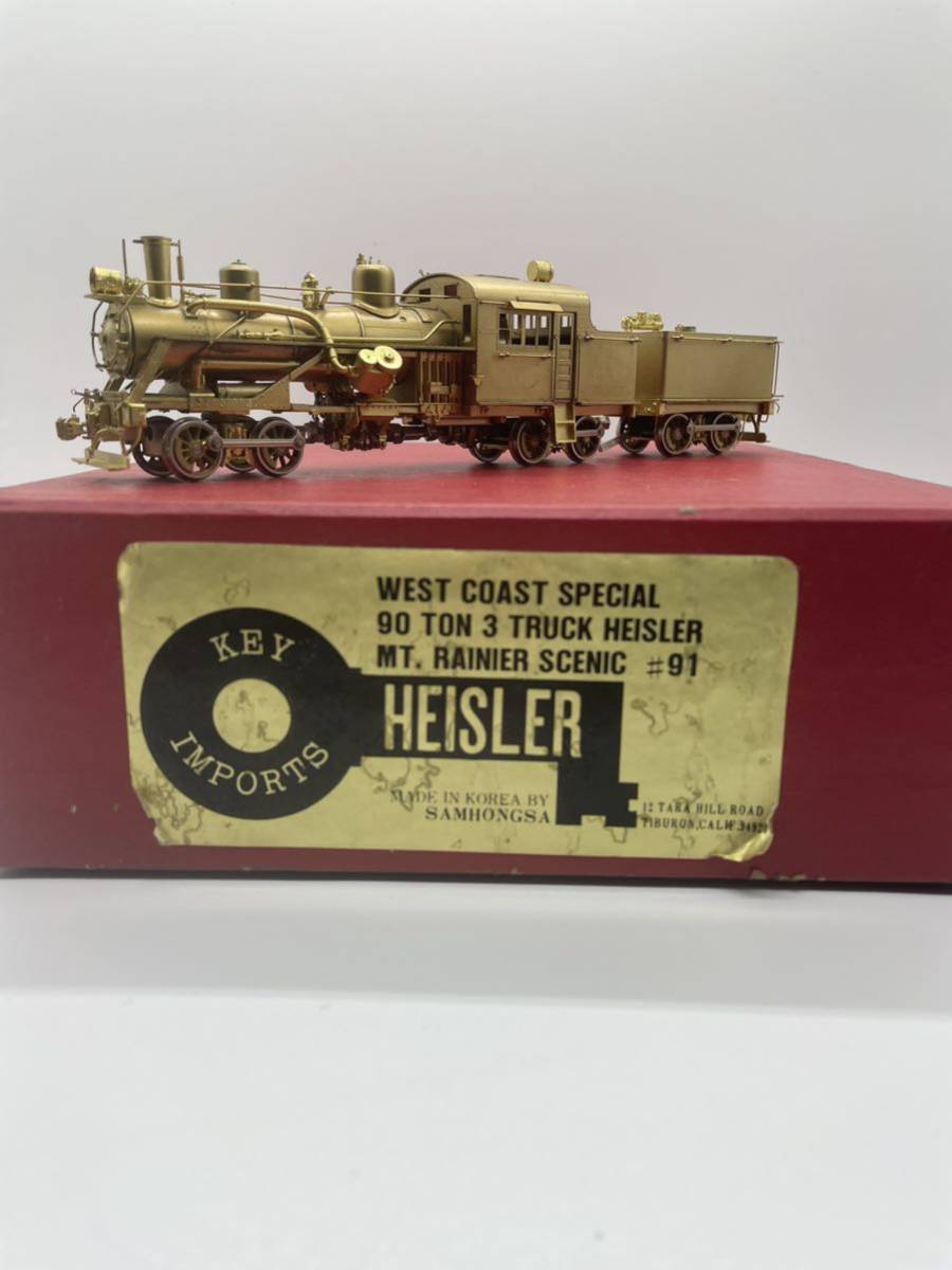 HO KEY WEST COAST SPECIAL - MT. RAINIER #91 - 90 TON 3 TRUCK HEISLER ...