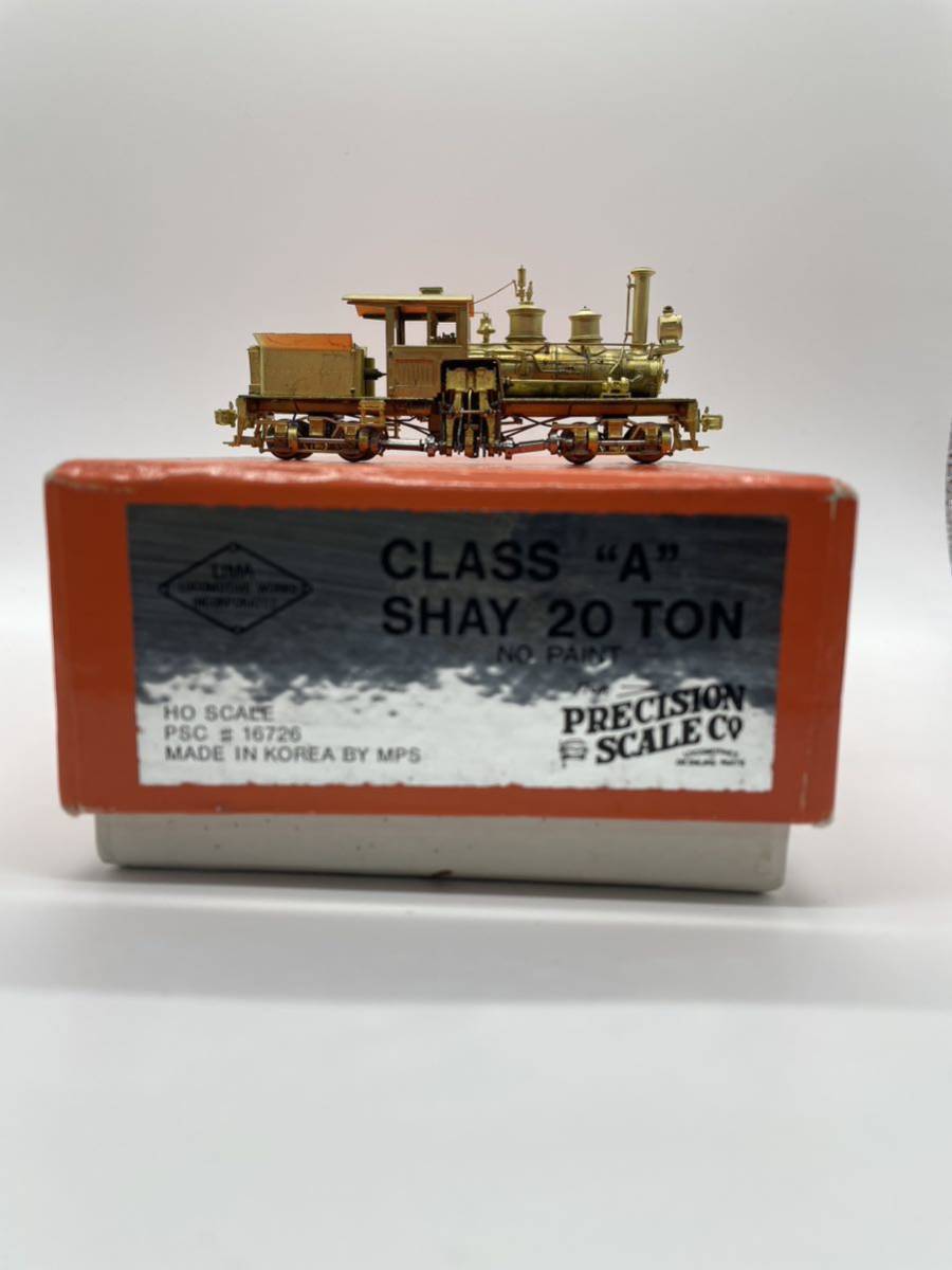 HO PSC 16726 PRECISION SCALE CLASS A 20 TON SHAY NO PAINT /【Buyee ...