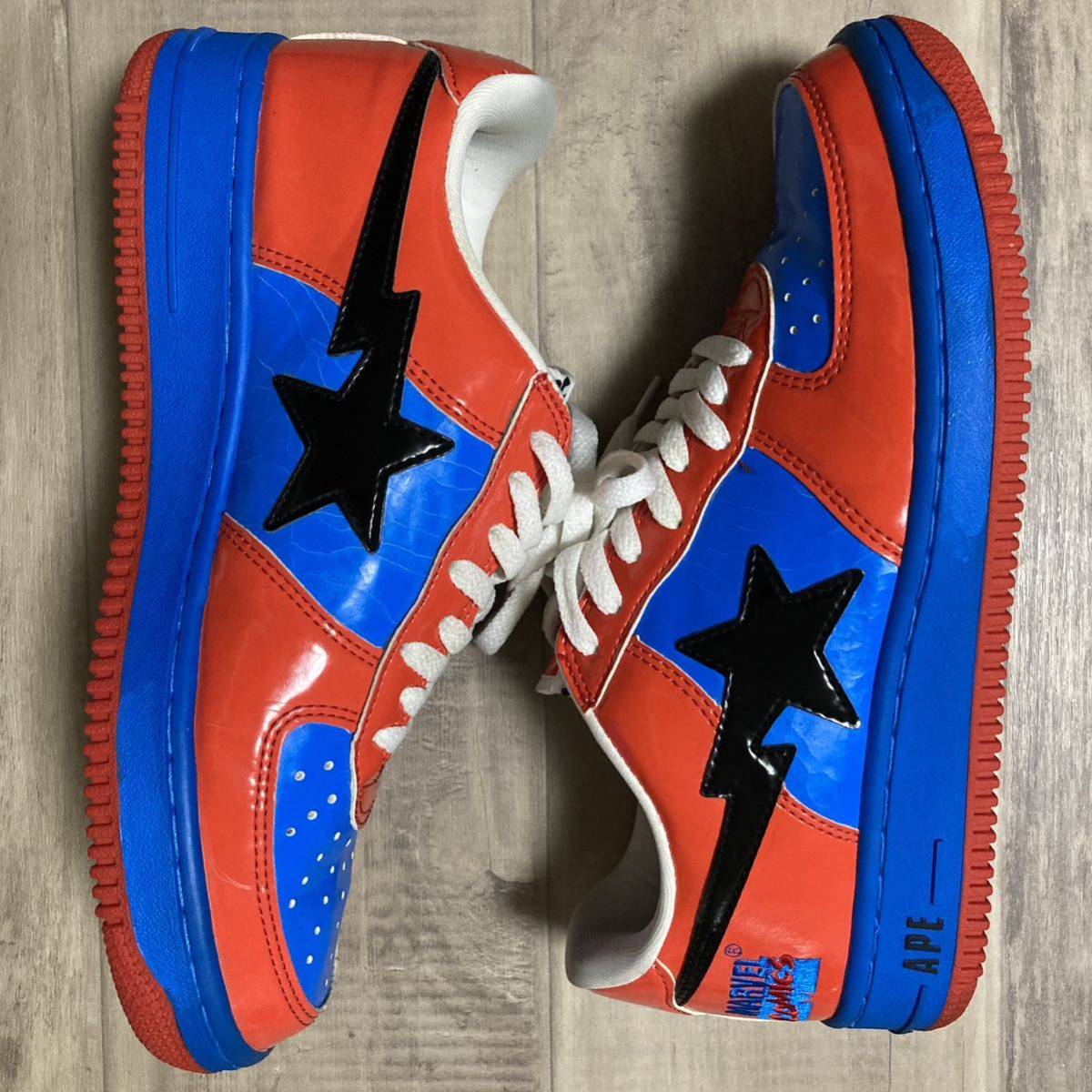 2005年 Marvel BAPESTA スニーカー 27.5cm a bathing ape BAPE STA shoes sneakers ...